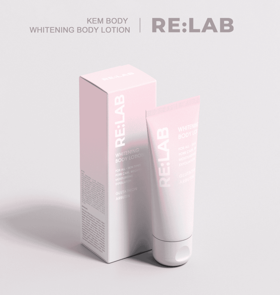 KEM BODY RE:LAB / WHITENING BODY LOTION - relab.vn